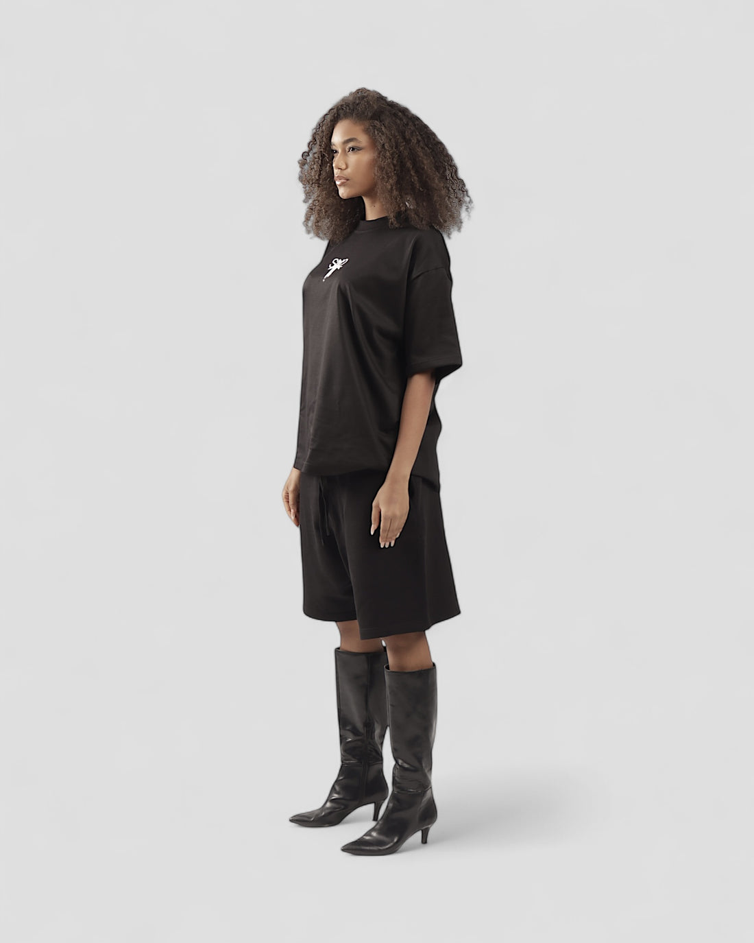 INTERLUDE BLACK BOXY TEE – SN2 STUDIOS
